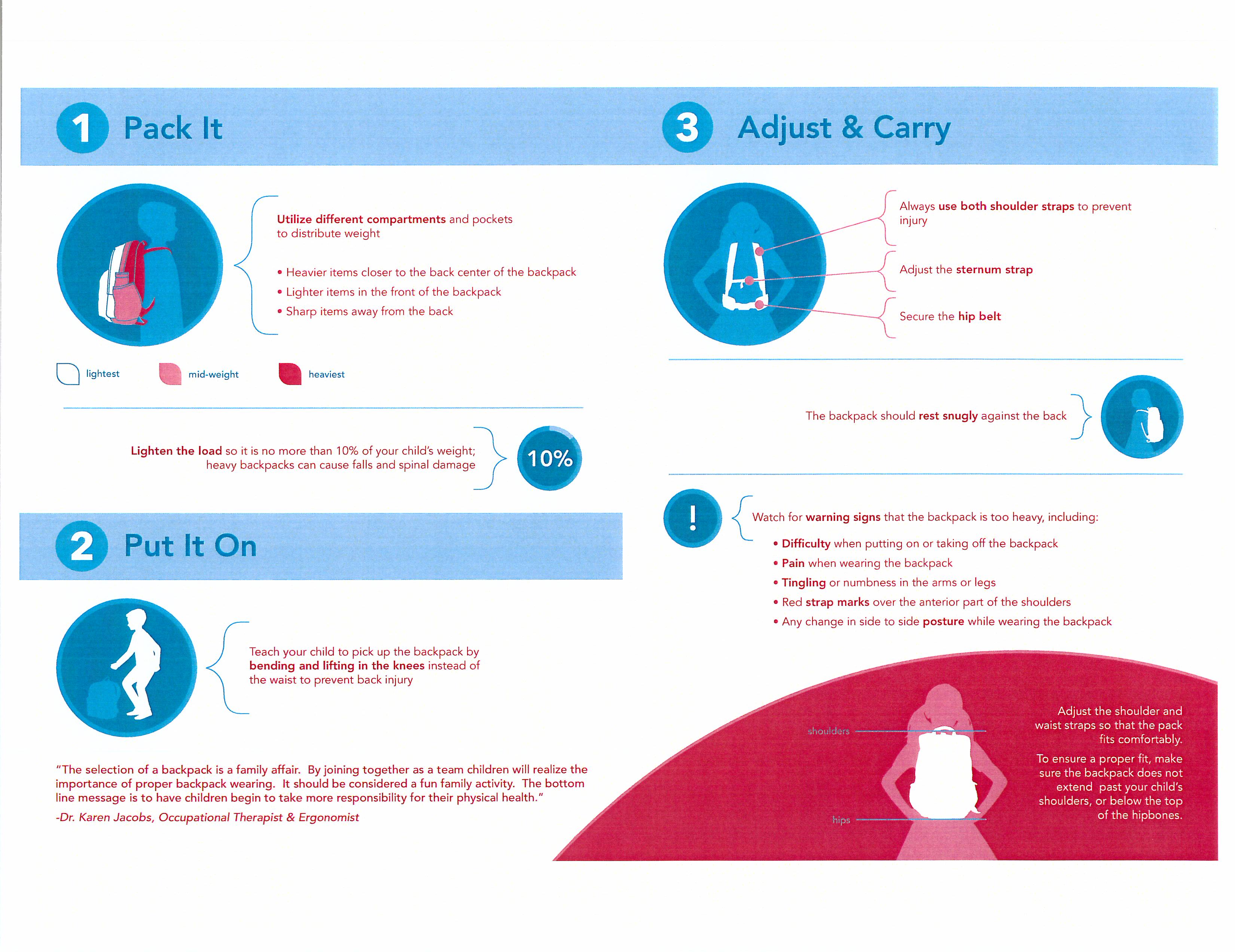 Backpack Info « ept Physical Therapy & Wellness Center